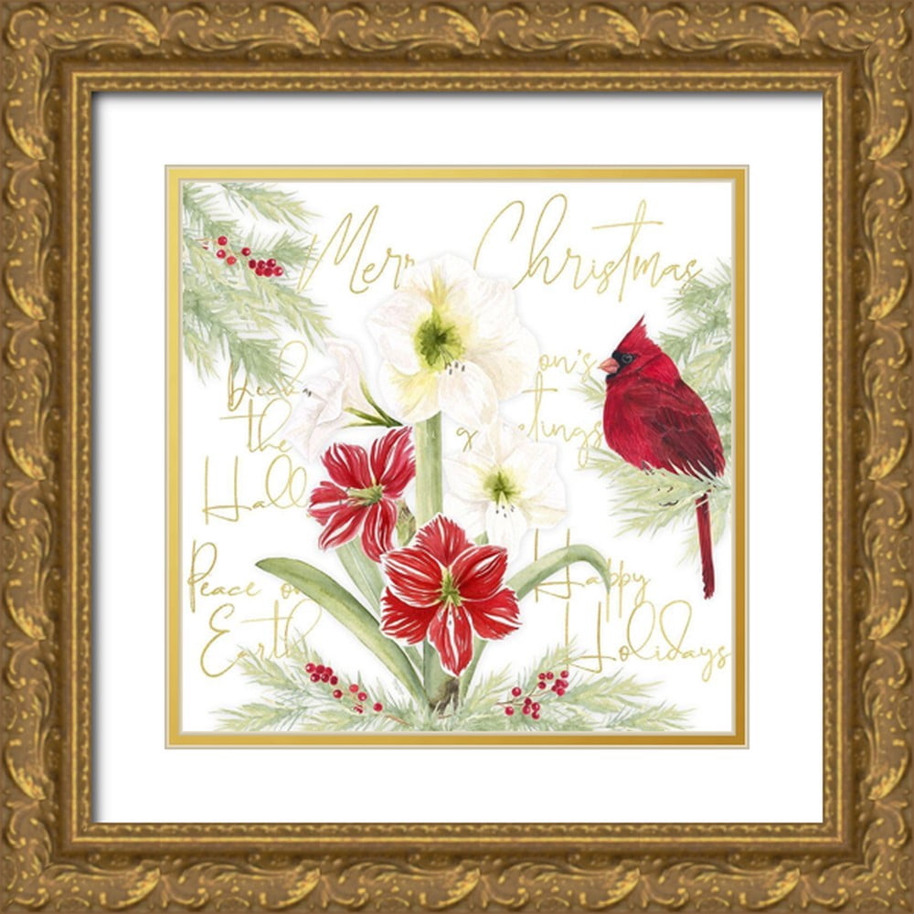 Reed, Tara 12x12 Gold Ornate Wood Framed with Double Matting Museum Art ...