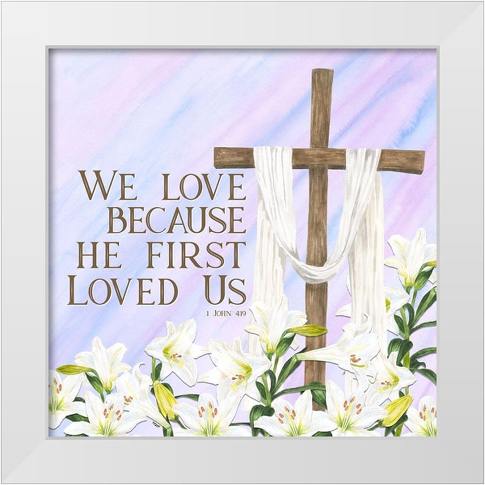 Reed, Tara 12x12 White Modern Wood Framed Museum Art Print Titled - He ...