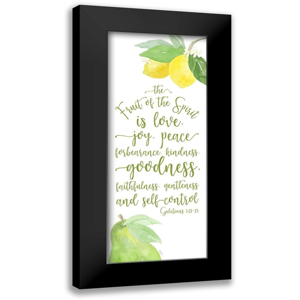Reed, Tara 12x24 Black Modern Framed Museum Art Print Titled - Fruit of ...