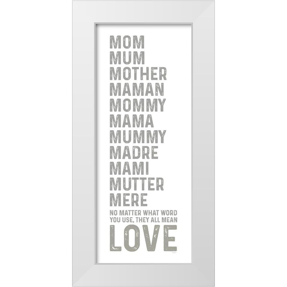 Reed, Tara 12x24 White Modern Wood Framed Museum Art Print Titled ...