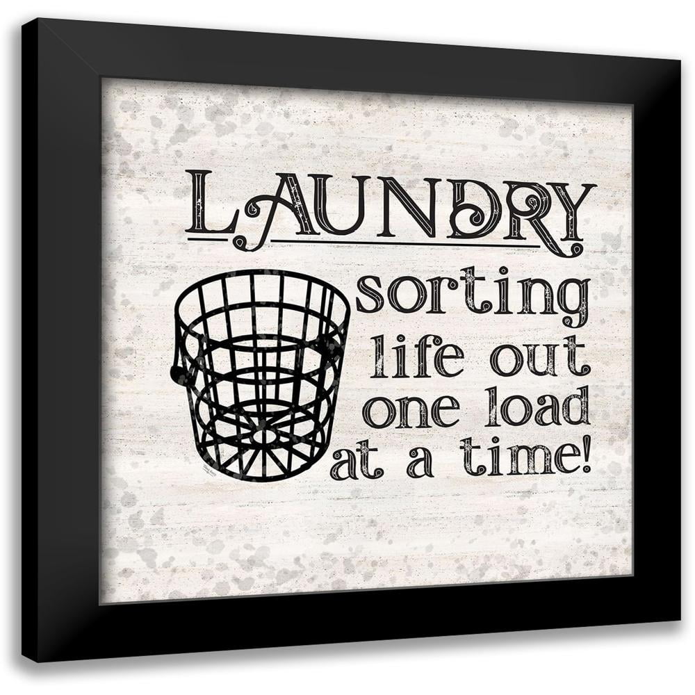 Reed, Tara 15x15 Black Modern Framed Museum Art Print Titled - Laundry ...