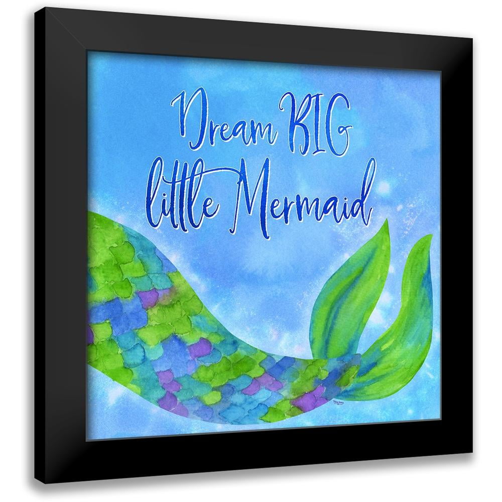 Reed, Tara 15x15 Black Modern Framed Museum Art Print Titled - Mermaid ...