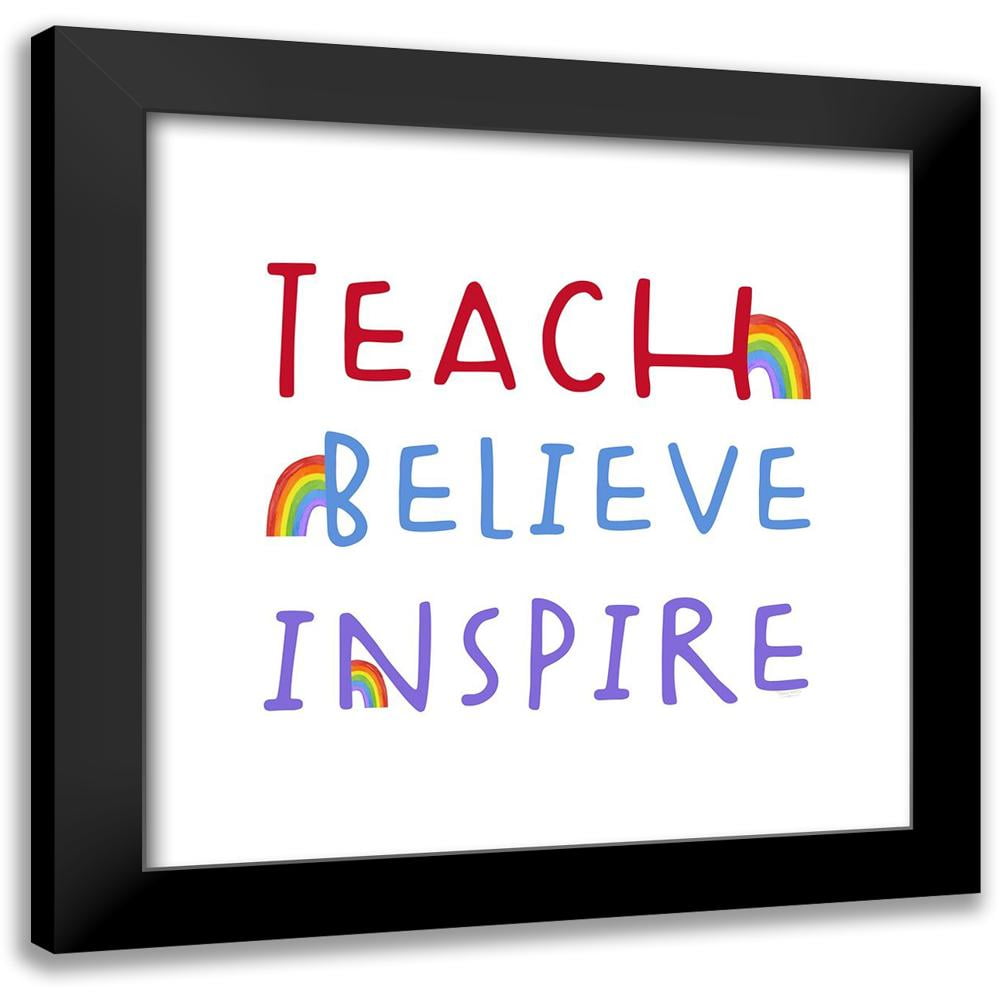 Reed, Tara 15x15 Black Modern Framed Museum Art Print Titled - Teacher ...