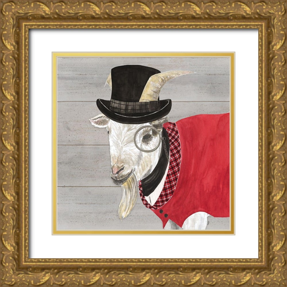 Reed, Tara 15x15 Gold Ornate Wood Framed with Double Matting Museum Art ...