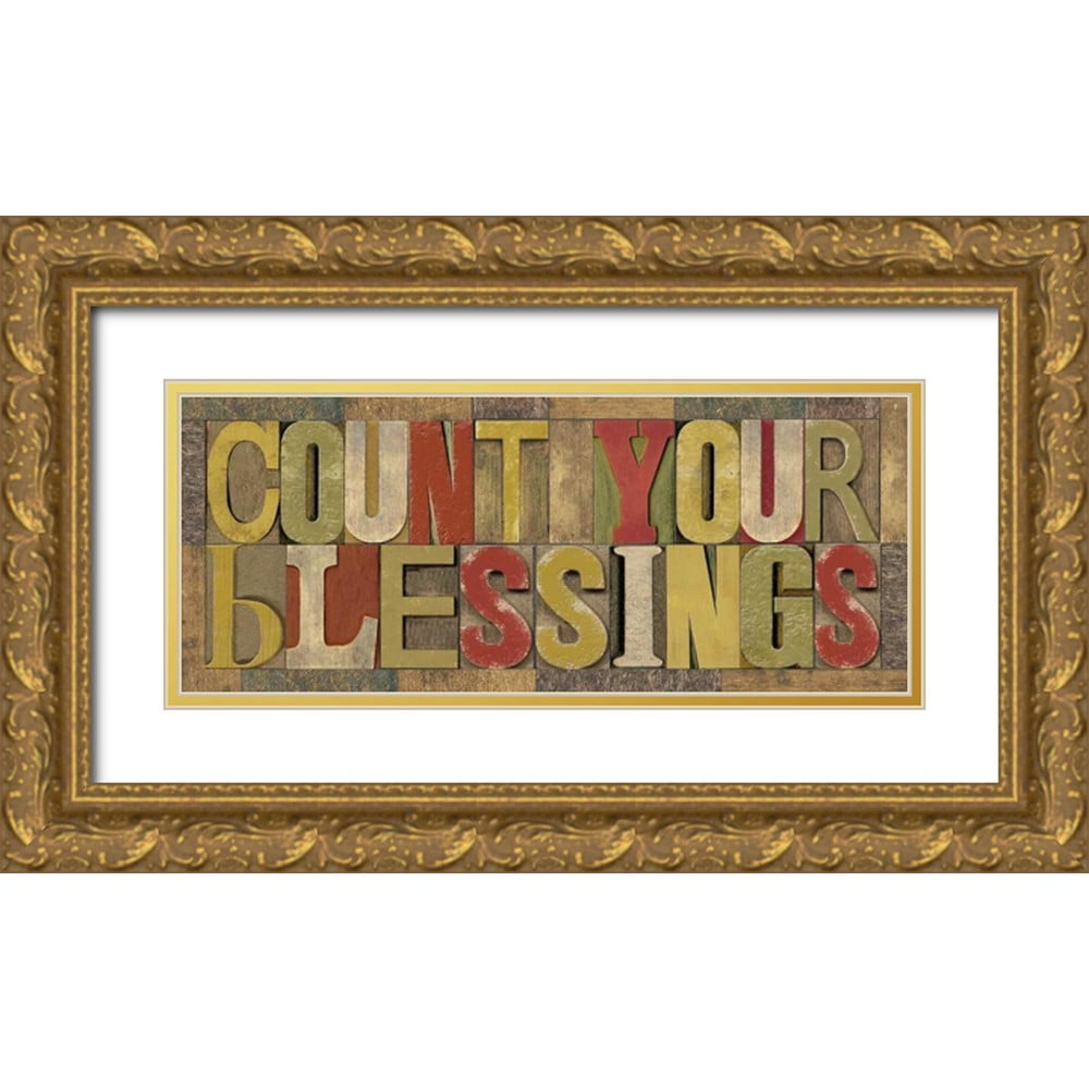 Reed, Tara 18x10 Gold Ornate Wood Framed with Double Matting Museum Art ...