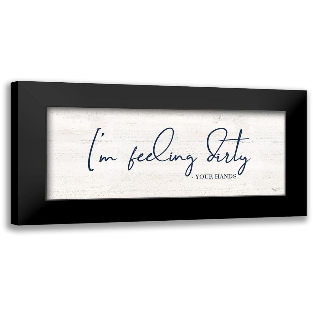 Reed, Tara 24x12 Black Modern Framed Museum Art Print Titled - Bathroom ...