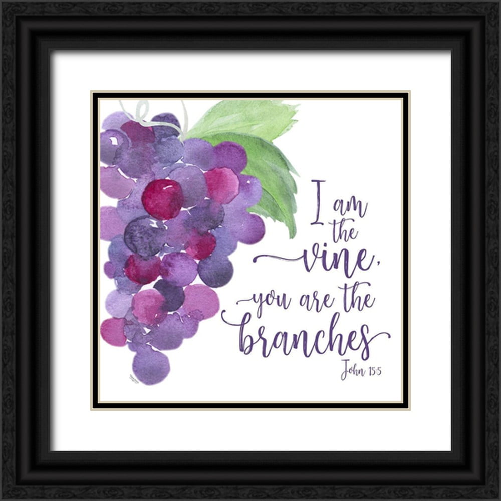 Reed, Tara 26x26 Black Ornate Wood Framed with Double Matting Museum ...