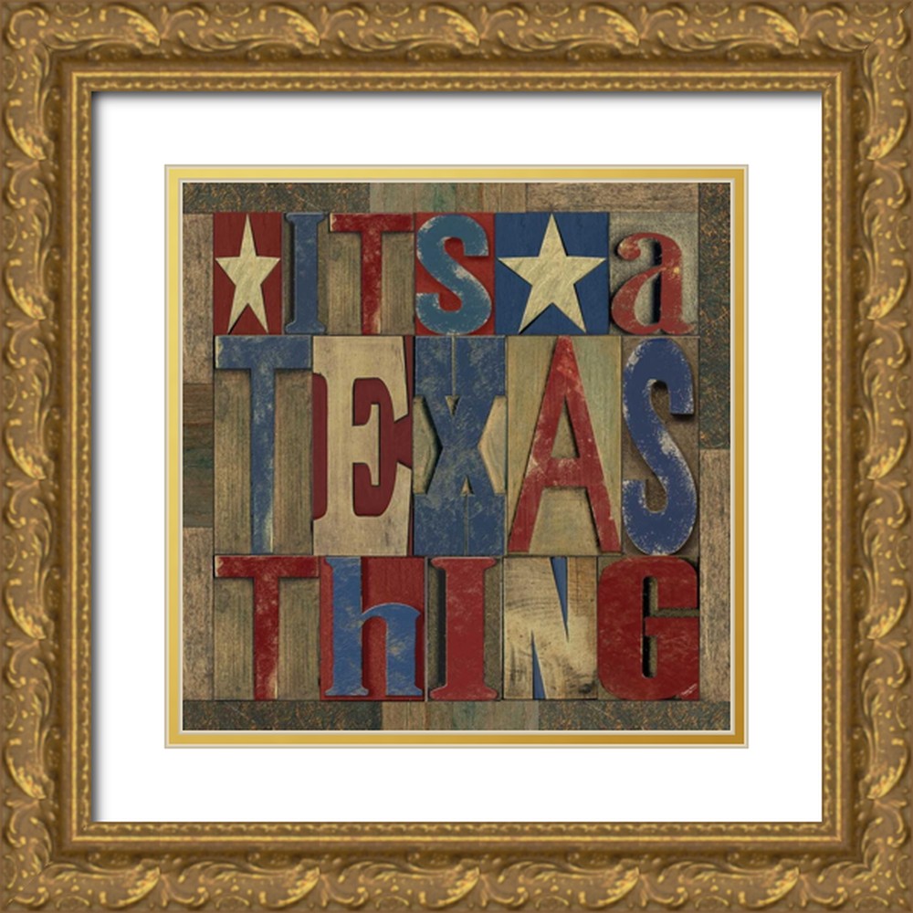 Reed, Tara 26x26 Gold Ornate Wood Framed with Double Matting Museum Art ...