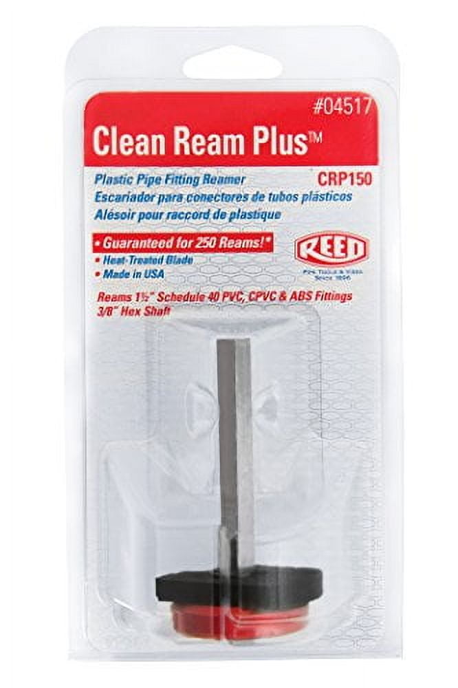 Reed Tool CRP150 Clean Ream Plus with 3/8-Inch Hex Shaft, 1-1/2-Inch ...