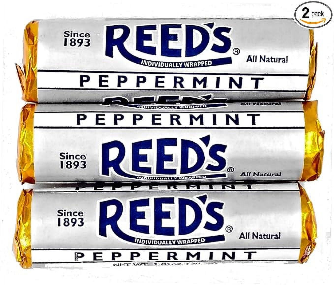Reed's All Natural Peppermint Hard Candy 3-Pack Deal - Individually ...