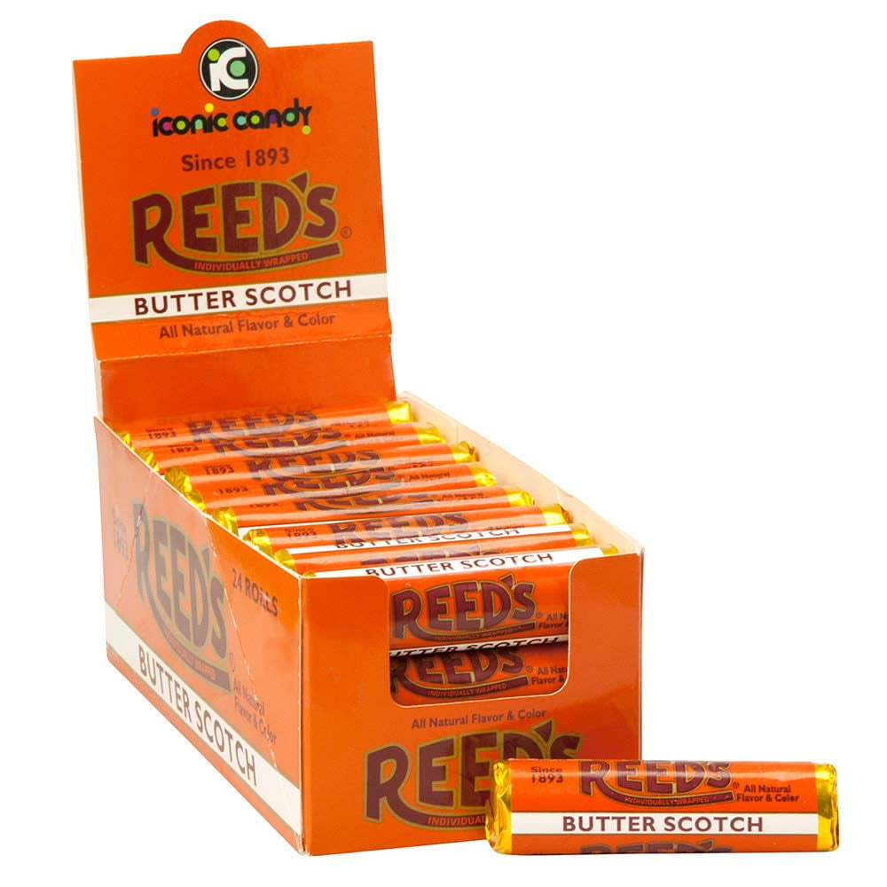 Reed’s Butterscotch Candy Rolls CCF19 | Traditional Butterscotch Hard ...