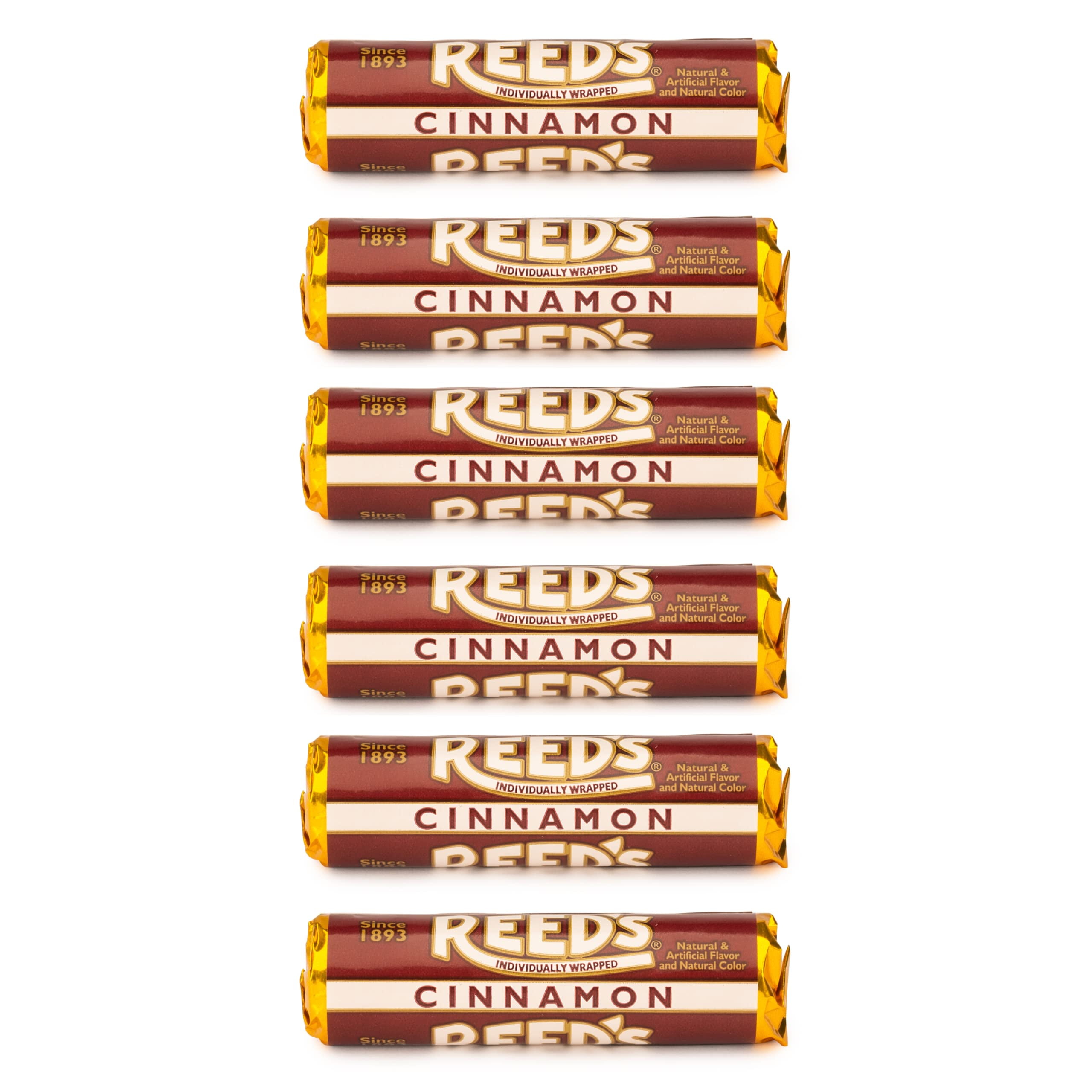 Reed’s Individually Wrapped Cinnamon ESF27 Candy Rolls | Six Rolls ...