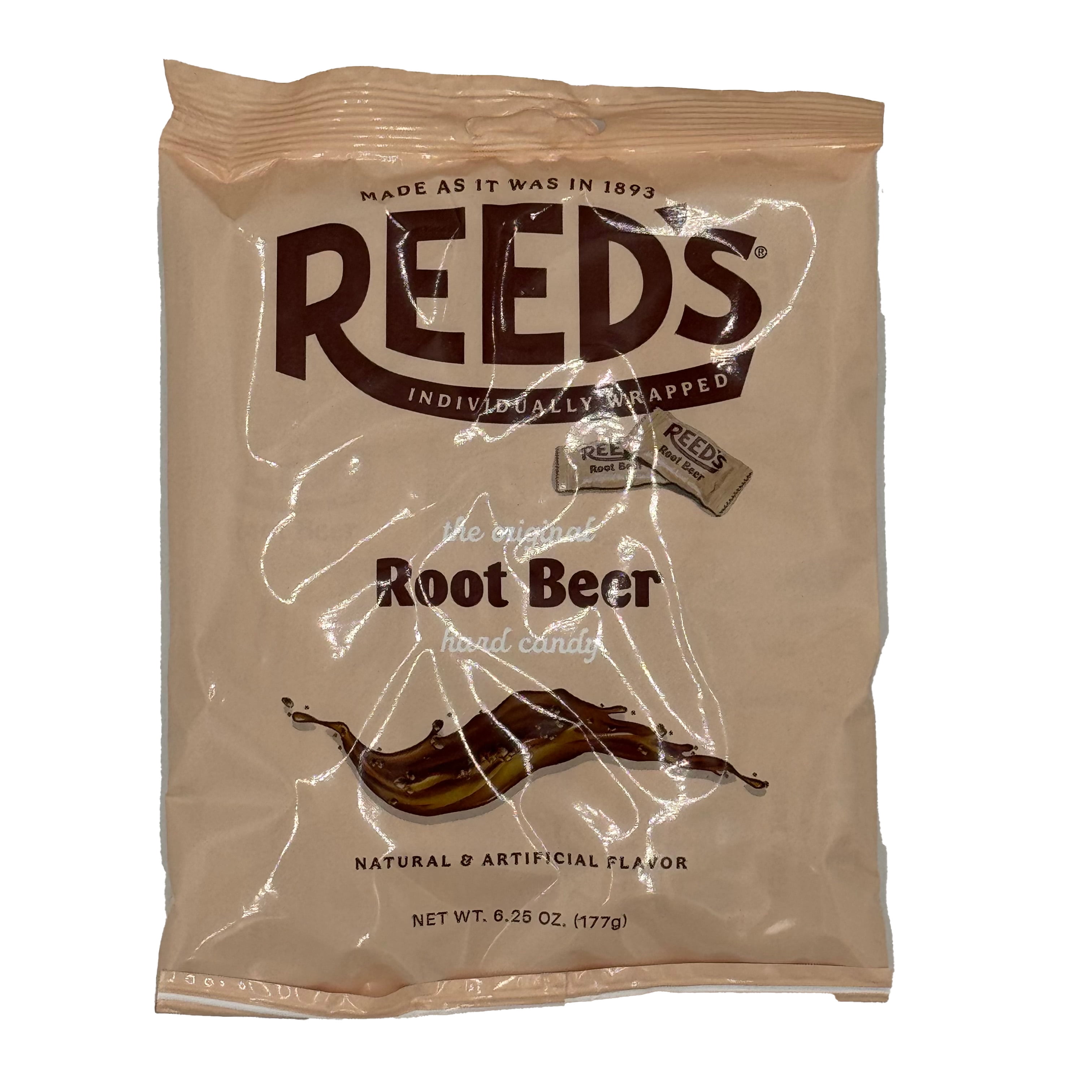 Reed’s Individually Wrapped Root Beer Candy - 6.25oz Bag - Walmart.com