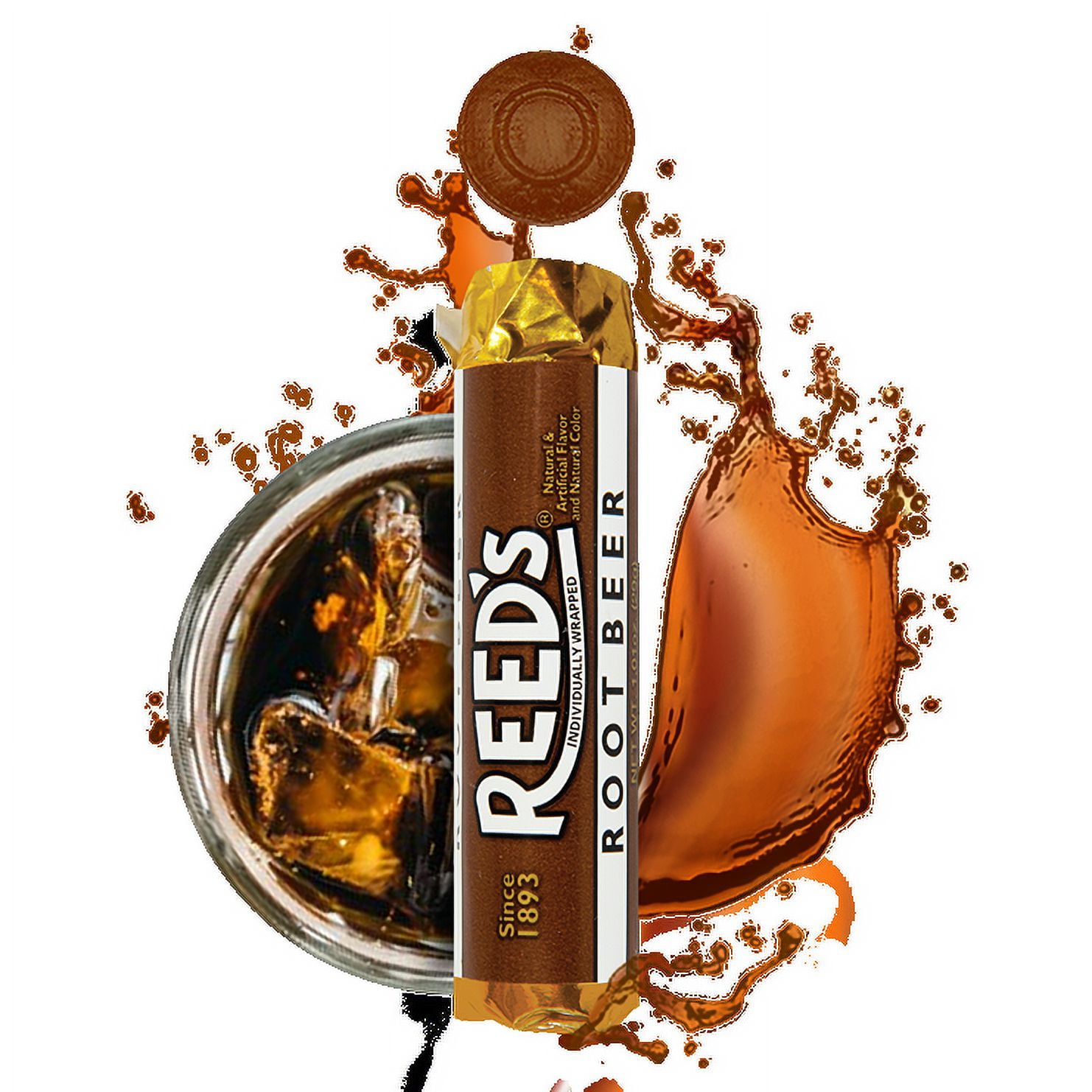 Reed's Root Beer is BACK! 3pk Classic Hard Candy Rolls FREE SHIPPING ...