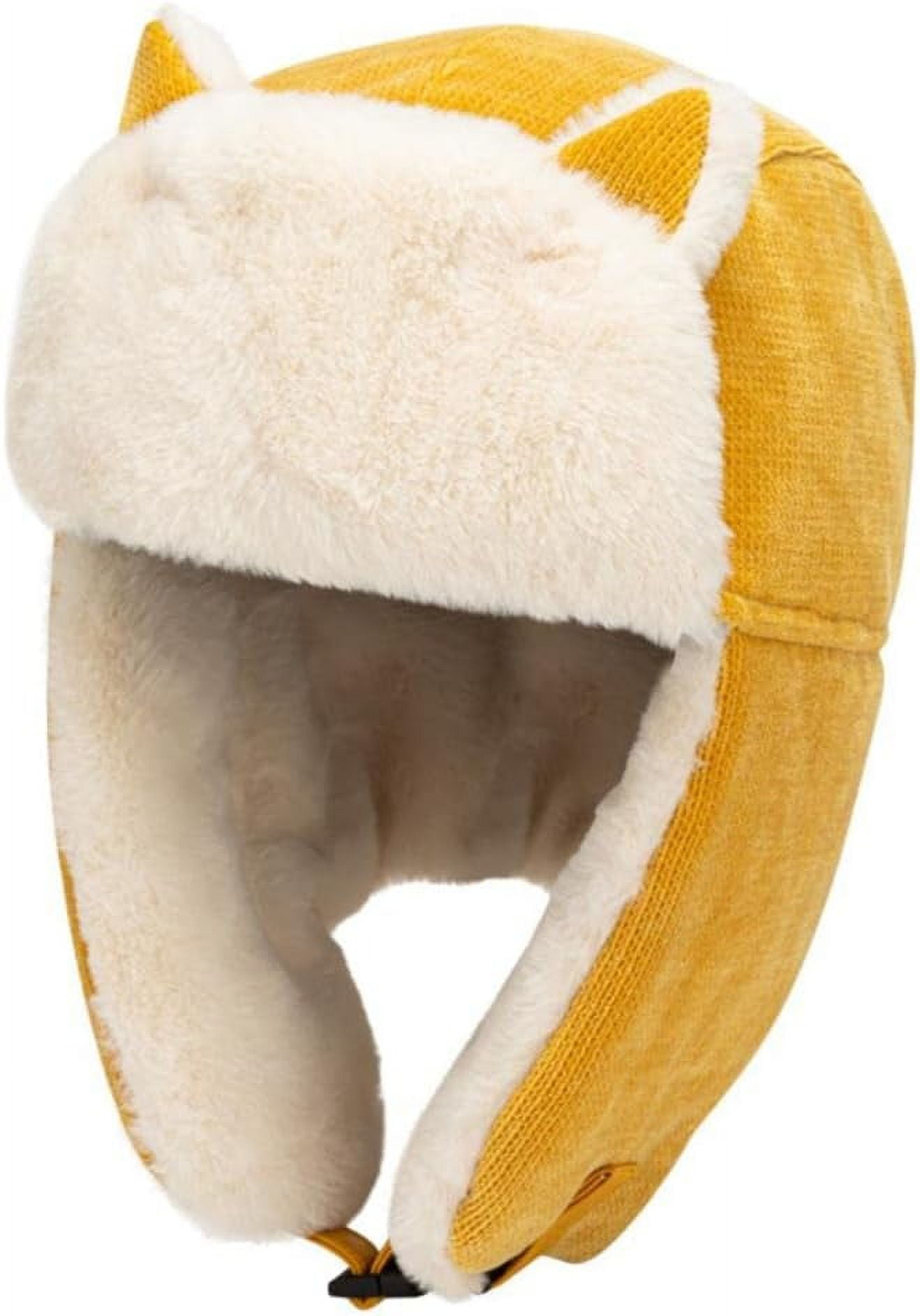 ReedCA Winter Trapper Hat,Russian Ushanka Trooper Aviator Hats for Girl ...