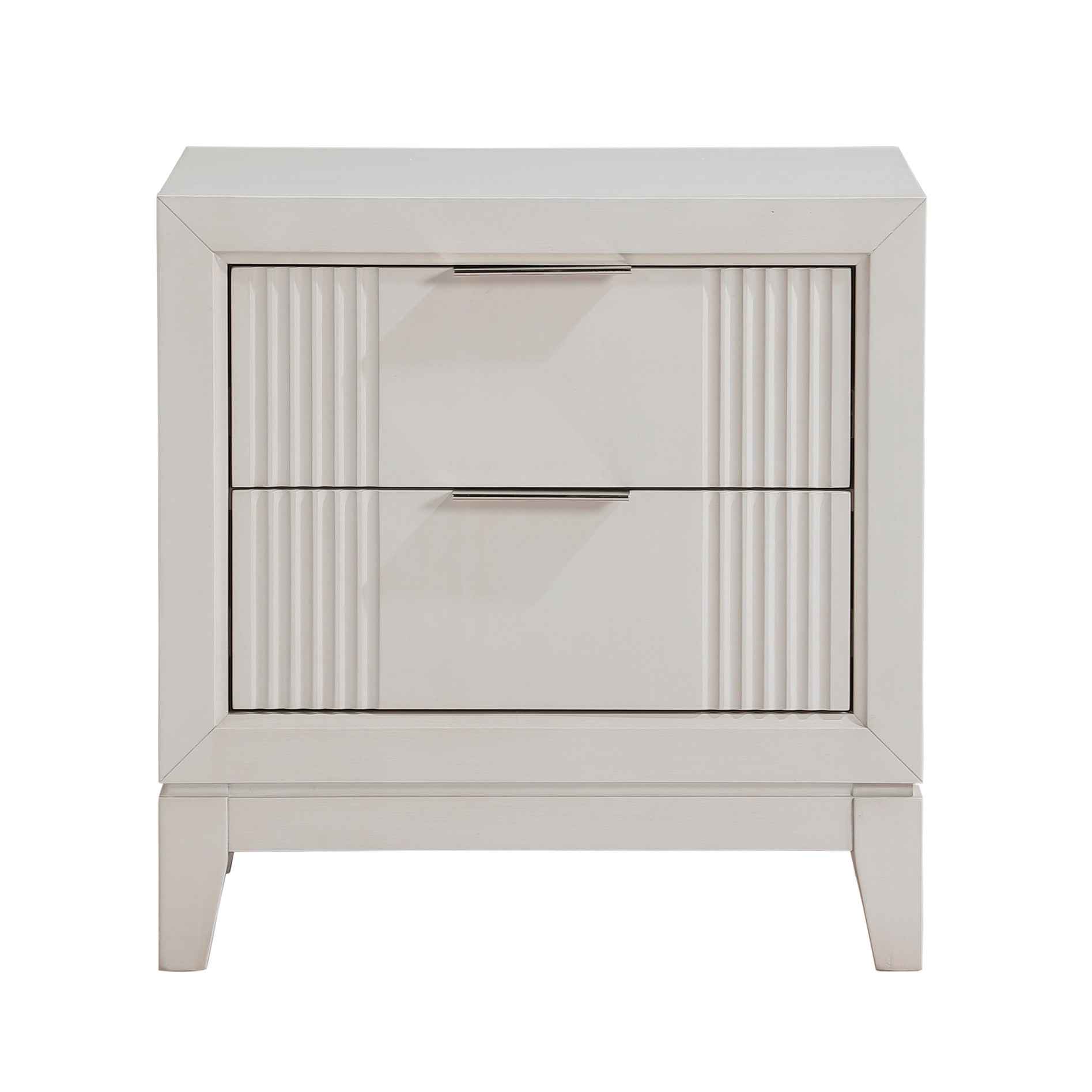 Reeded front design / Beside the bed / Enhance bedroom aesthetics ...