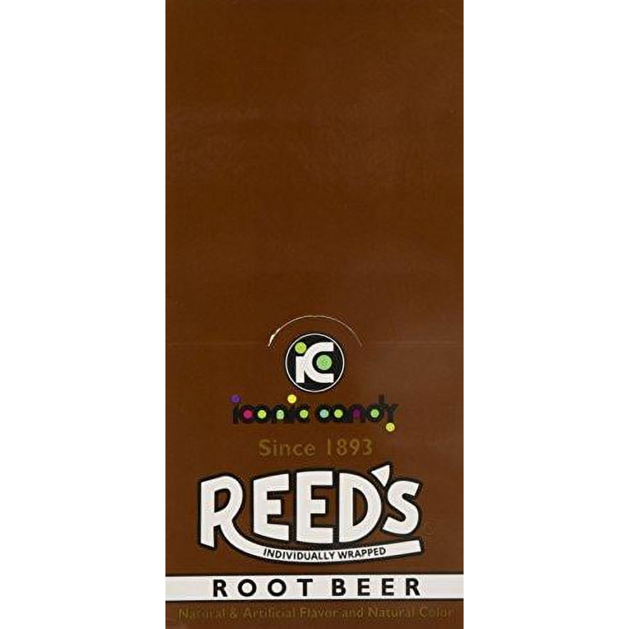 Reed’s Individually Wrapped Root Beer Candy Rolls | 24 Count | Hard ...
