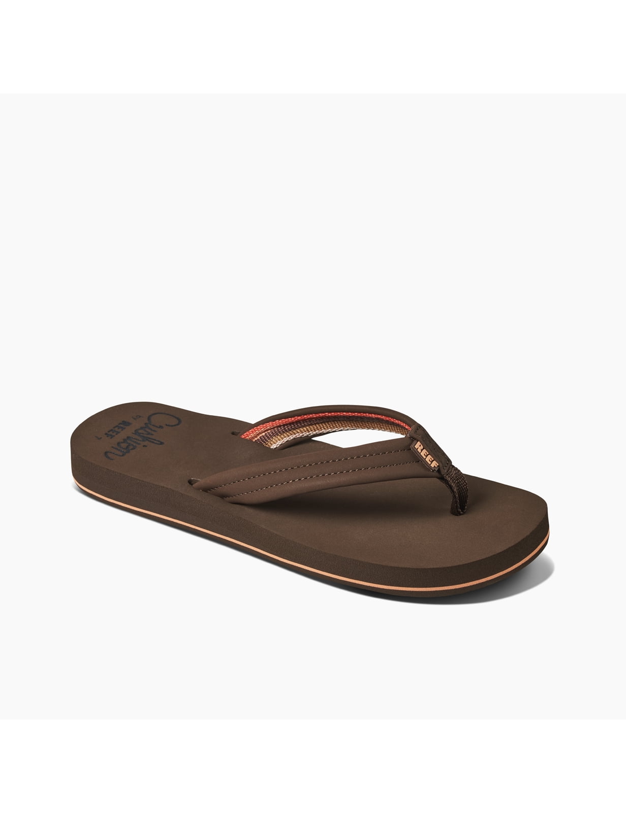 Reef Cushion Breeze Flip Flops Chocolate women in size US 12 - Walmart.com