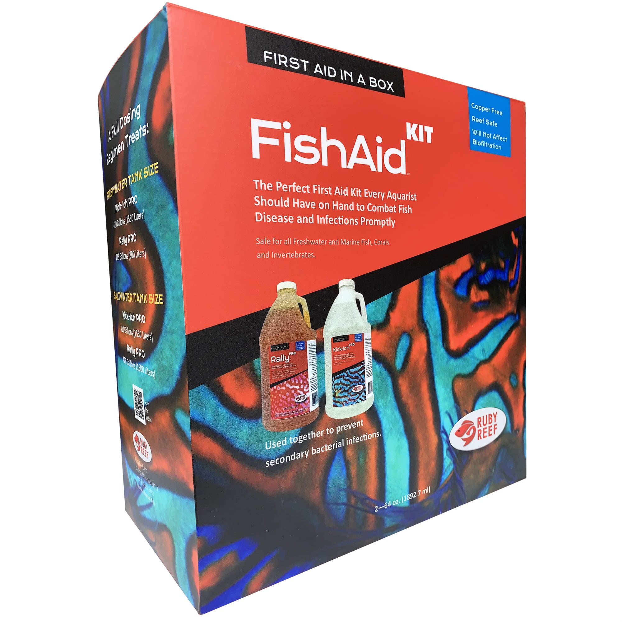 Reef Fish Aid Pro Combo Pack 64oz - Walmart.com