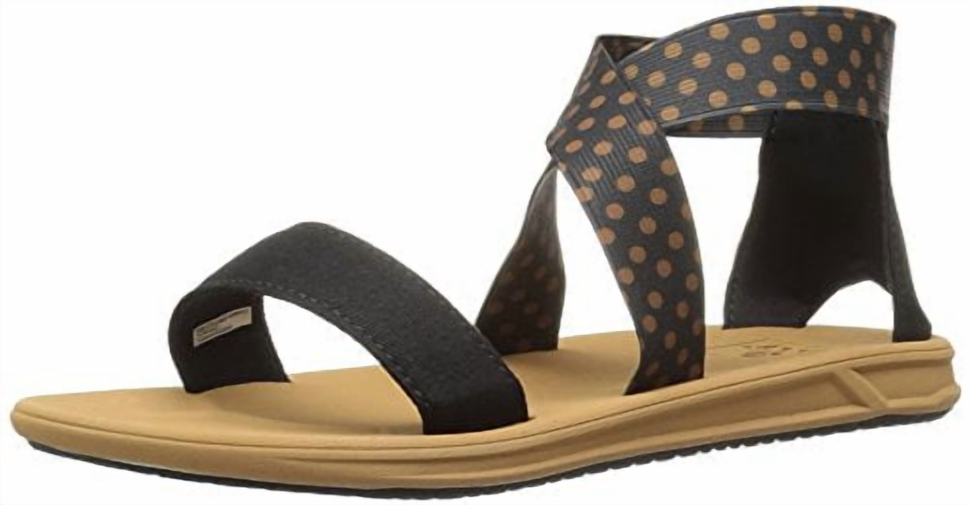Reef Girls' Little Rover HI Flip Flop, Natural Dots, 7/8 M US Toddler ...