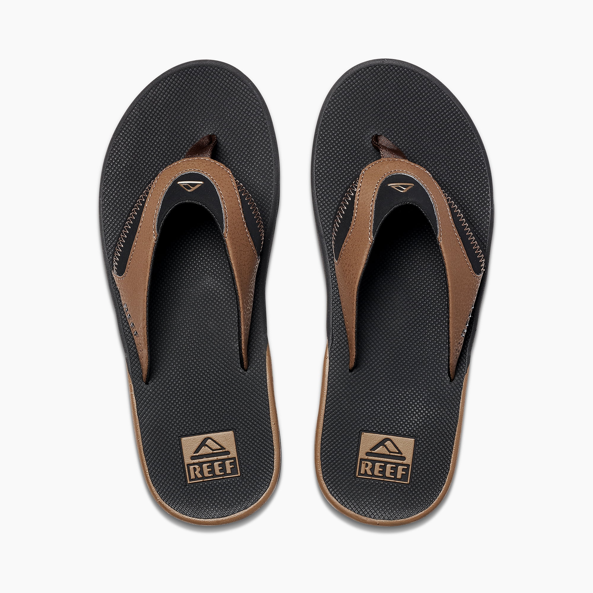 Reef Men's Leather Fanning Bottle Opener Sandal - RF002026 - Walmart.com