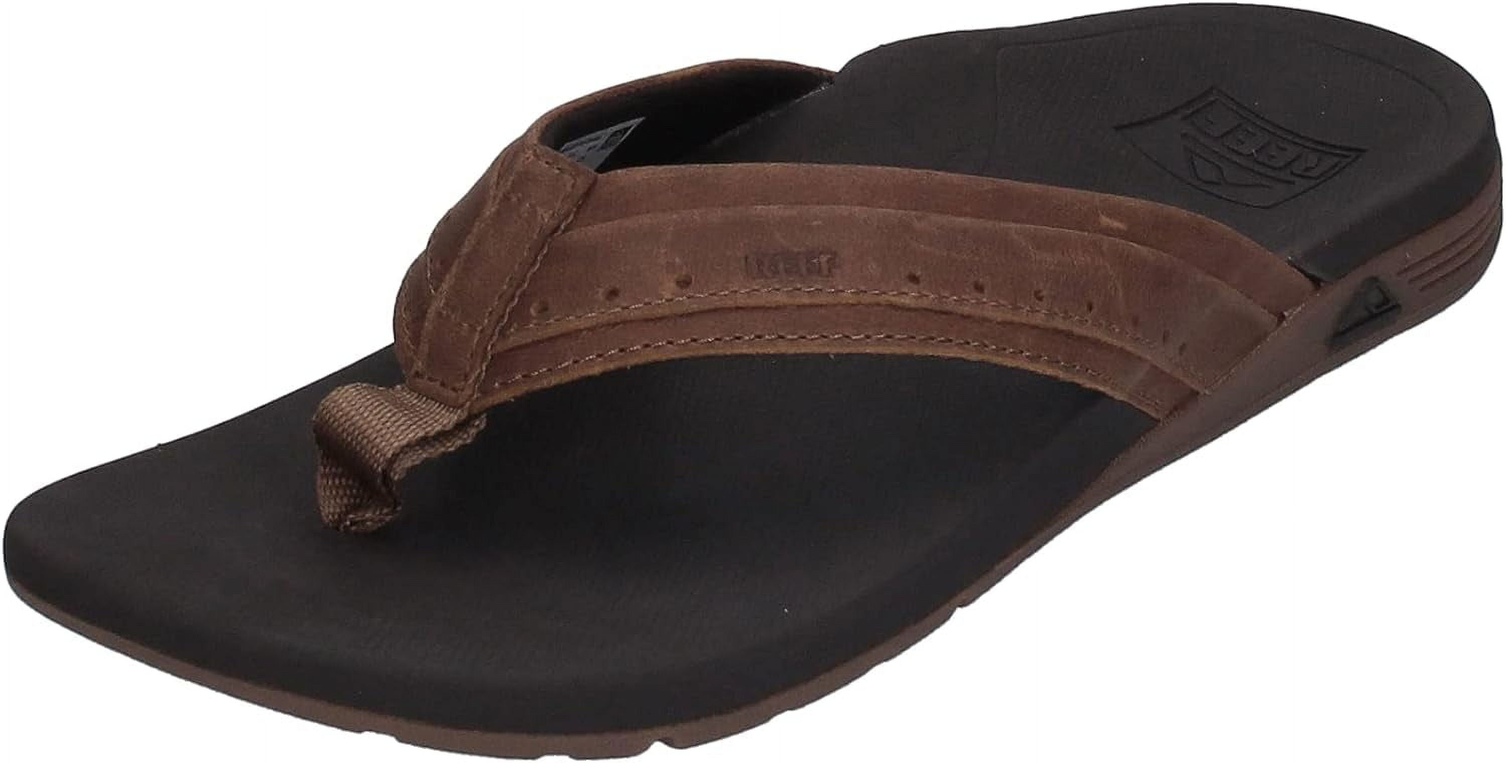 Reef Leather Ortho-Spring Flip-Flop - Walmart.com