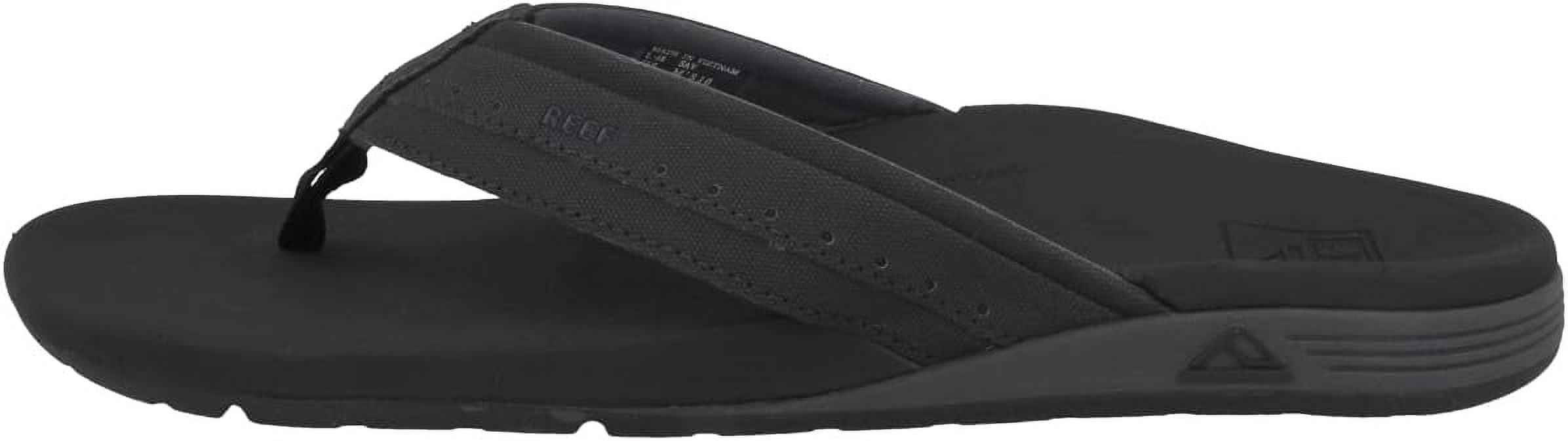 Reef Men's Ortho-Spring Flip-Flop 10 Black - Walmart.com