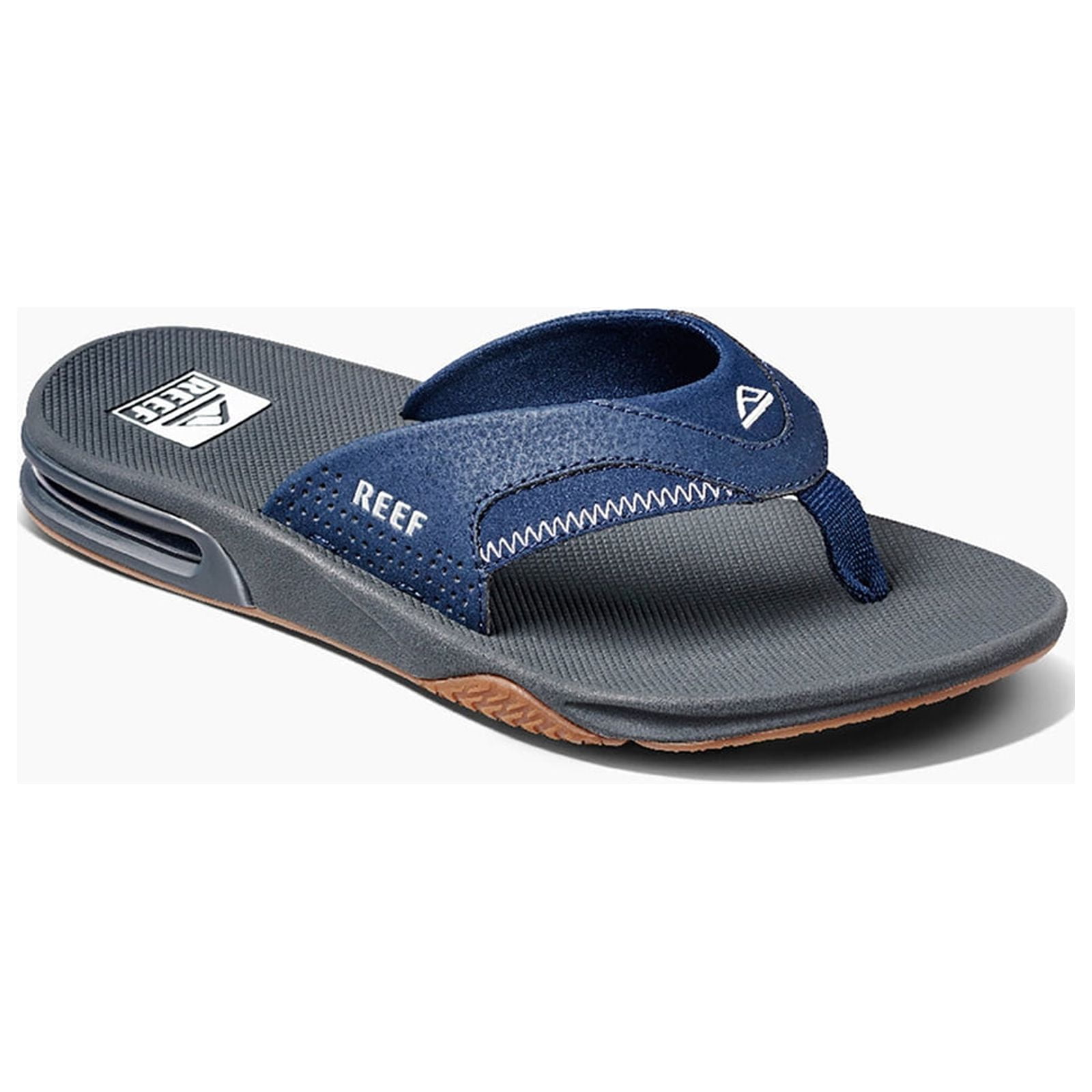 Reef Men's Leather Fanning Bottle Opener Sandal - RF002026 - Walmart.com