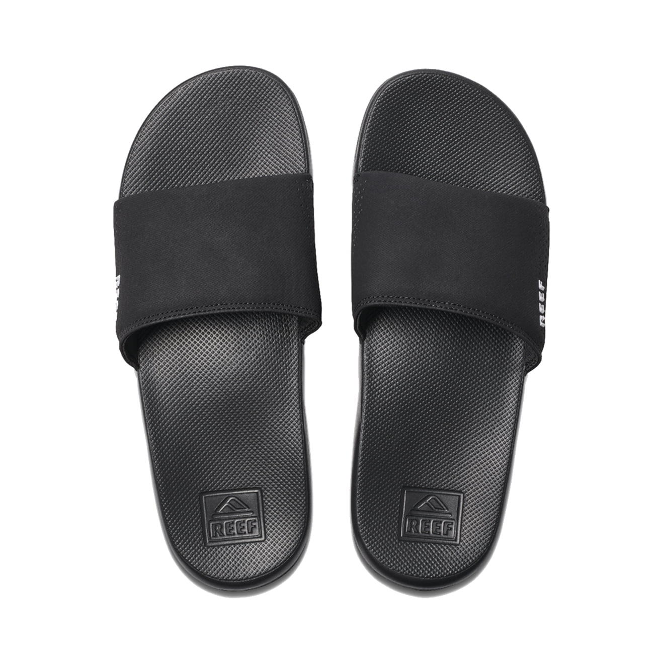 Reef Men's Sandals One Slide, Black, 4 - Walmart.com