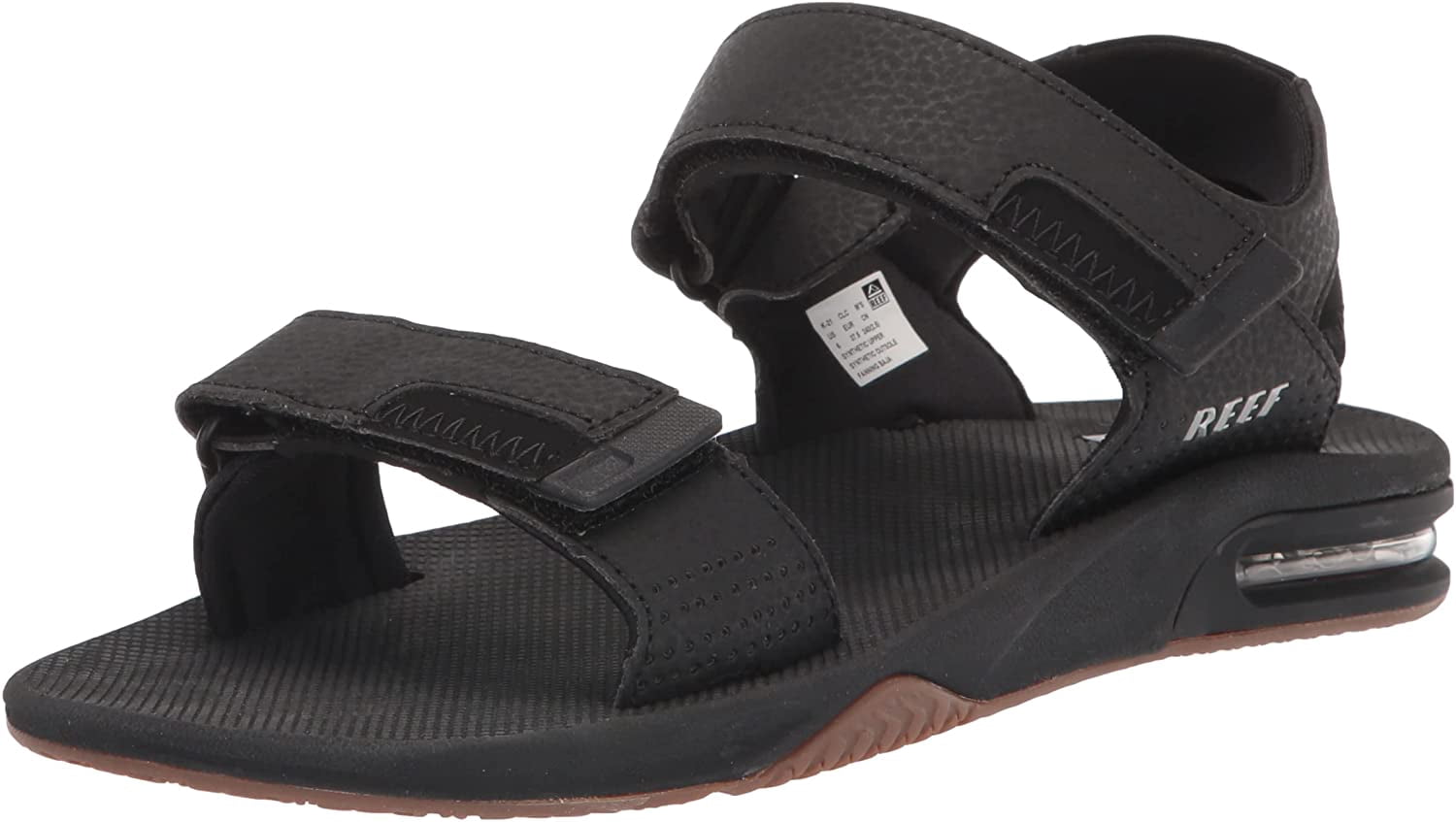 Reef Mens Fanning Baja Sandal 10 Black/Sliver - Walmart.com