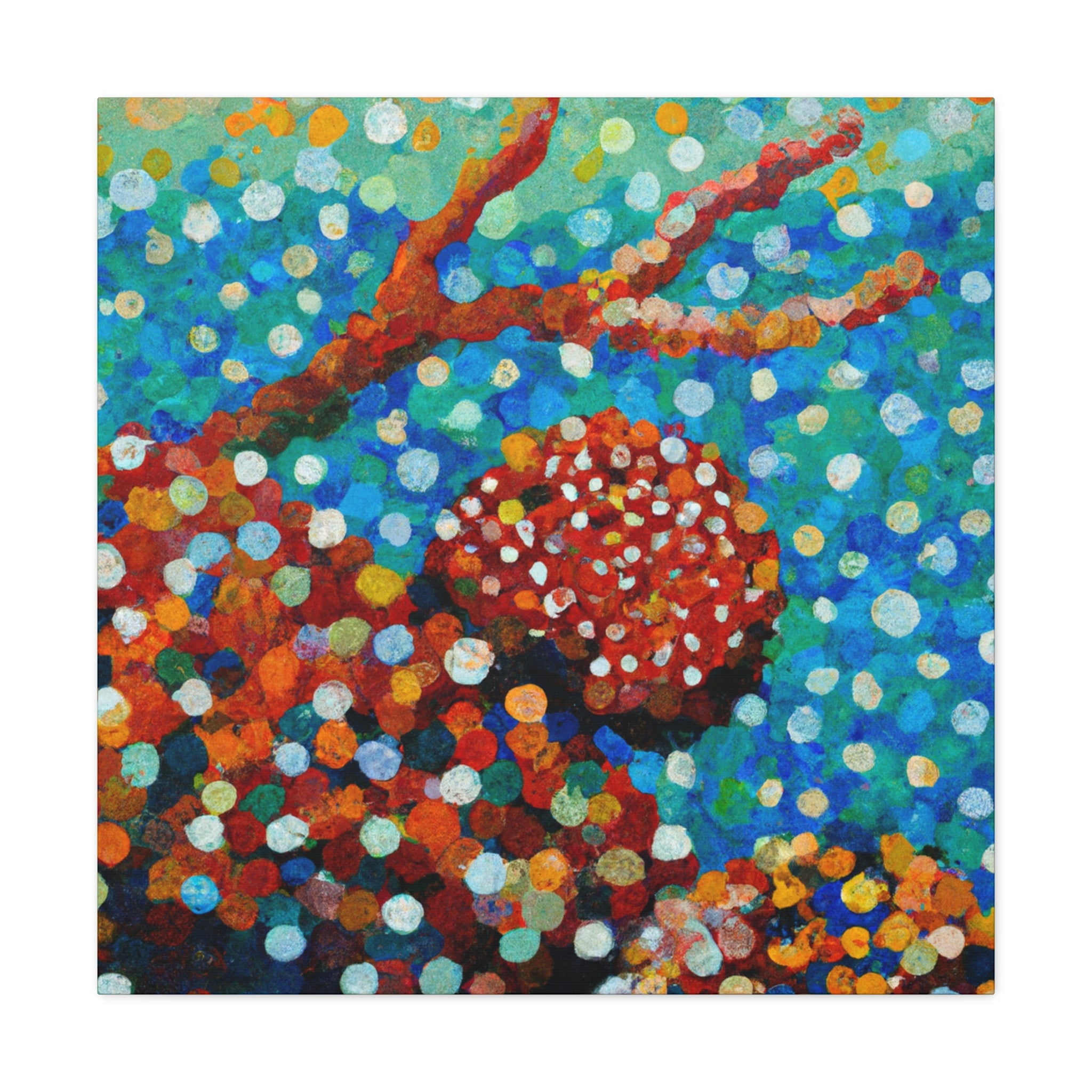 Reef Pointillism Dream - Canvas - Walmart.com