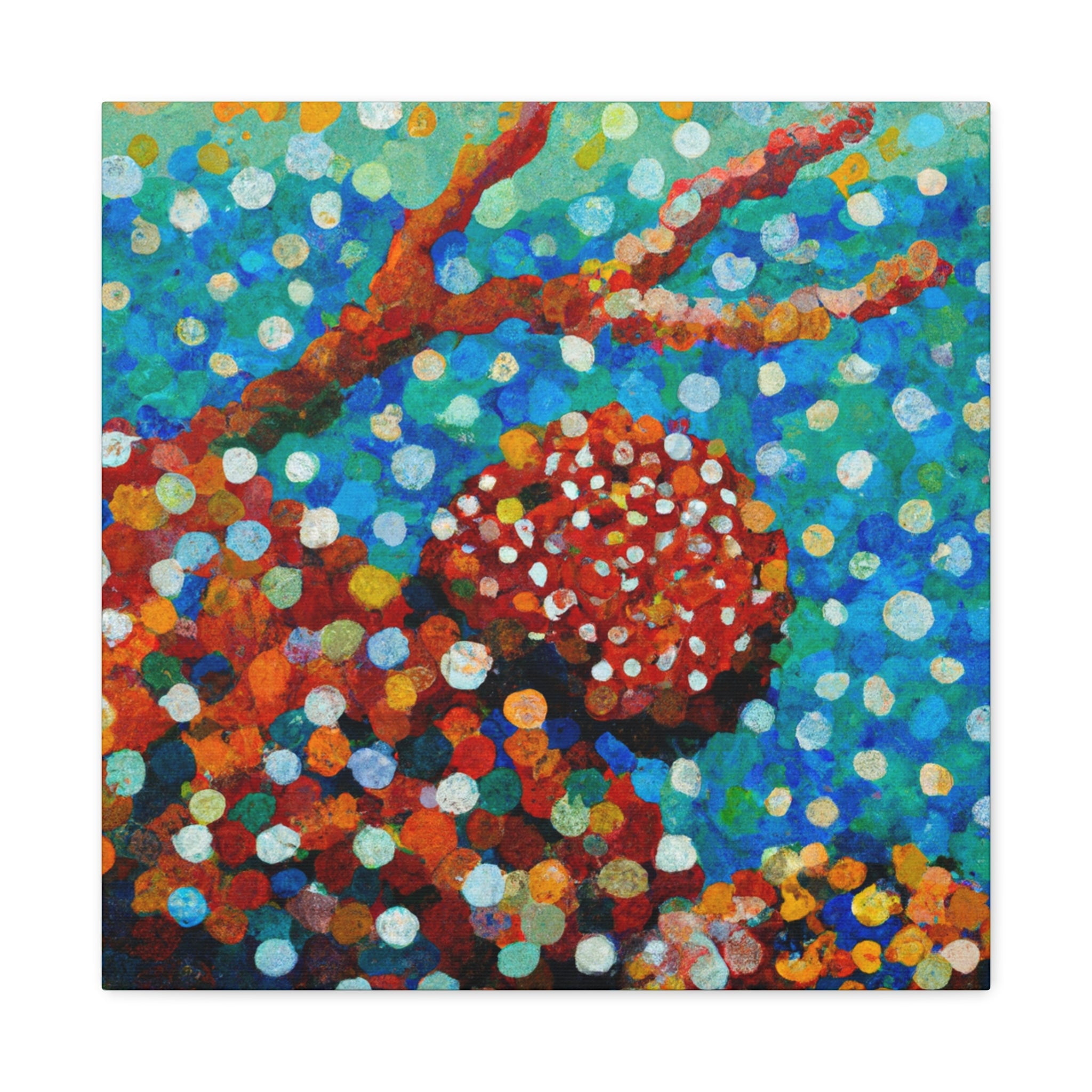 Reef Pointillism Dream - Canvas - Walmart.com