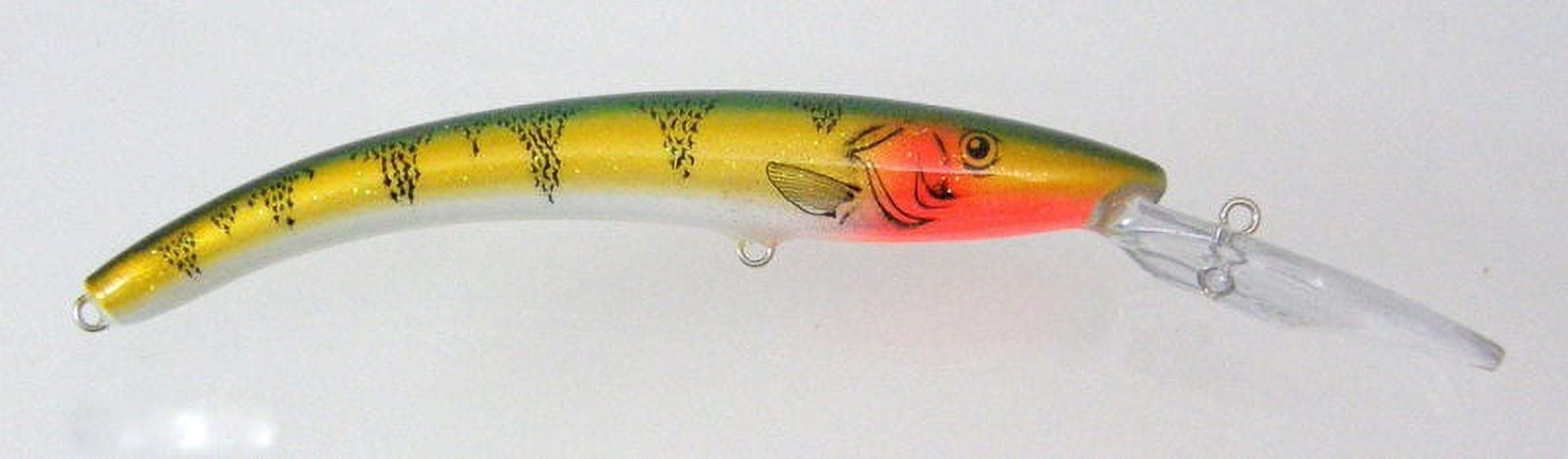Reef Runner Tackle Mini-Rip 100 Green Perch, Hard Baits - Walmart.com