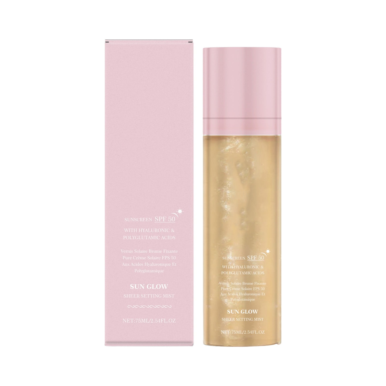 Reef-Safe Sunscreen Sunglaze Sheer Setting Mist SPF 50 Shimmering Body ...