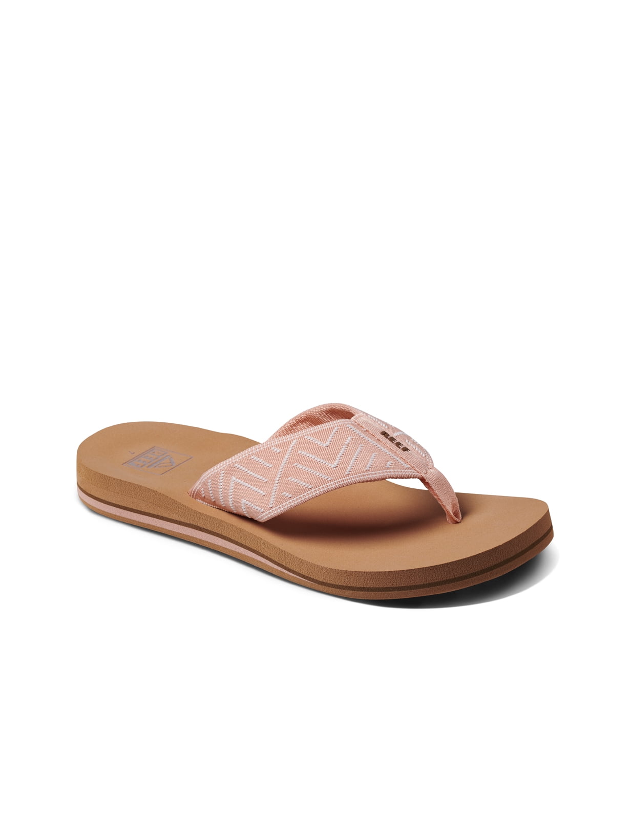 Reef Women's Spring Woven Flip-Flop, Peach Parfait, 6 - Walmart.com