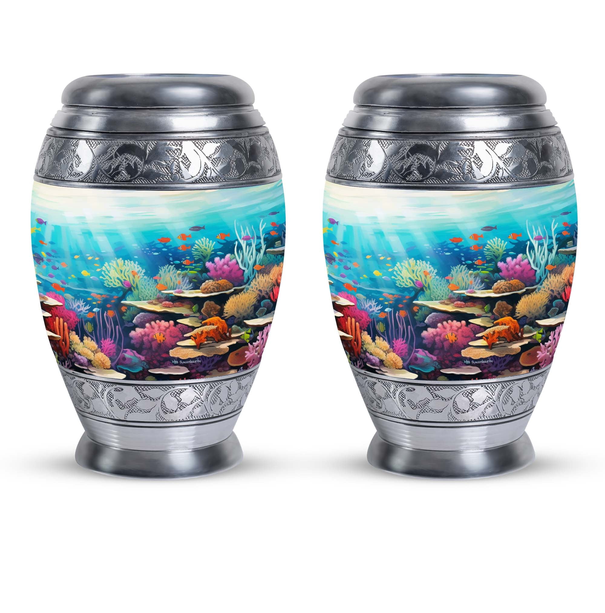 Reef Urns For Human Ashes Adult Female, Fishing Mini Keepsake Urn ...