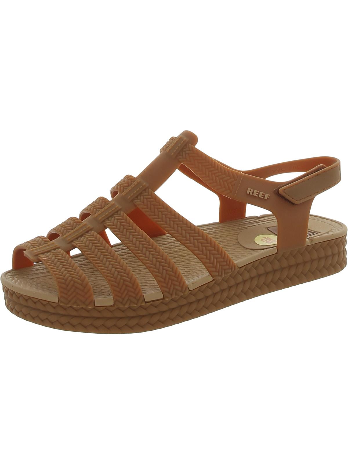 Reef Womens Water Beachy Peep Toe Ankle Strap Strappy Sandals - Walmart.com