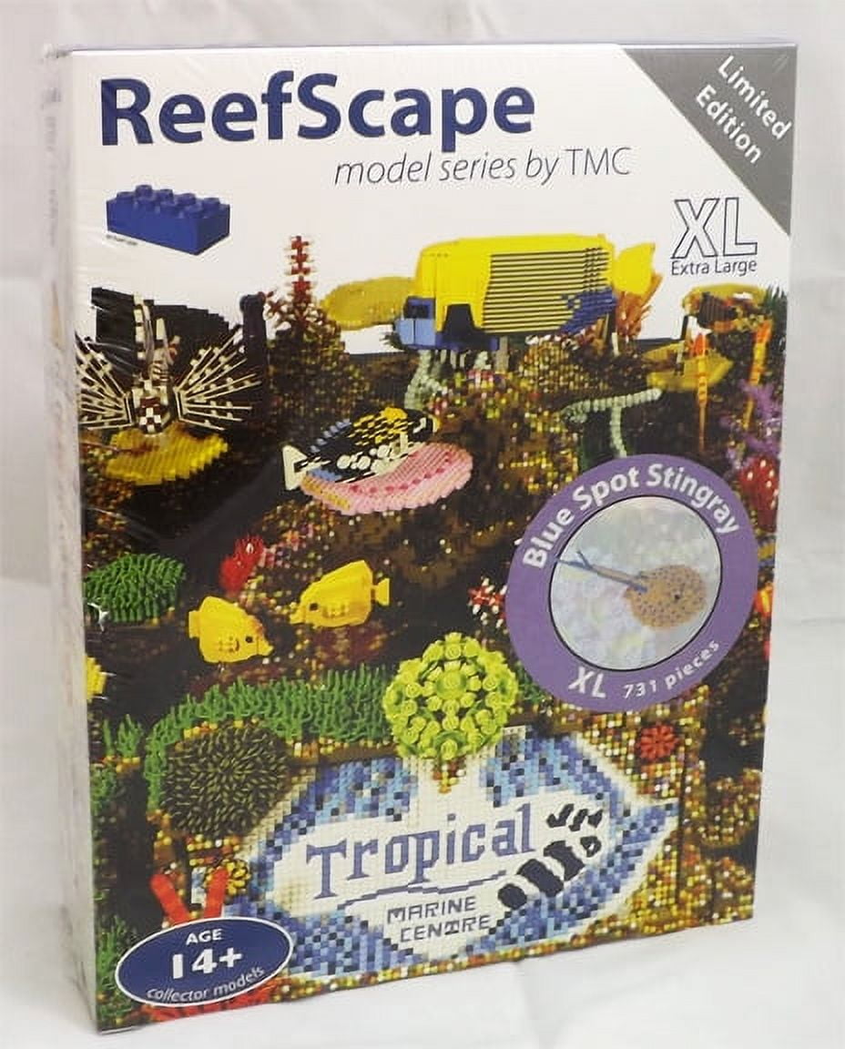 ReefScape Model Series 1: Custom LEGO Blue Spot Stingray Building Set ...