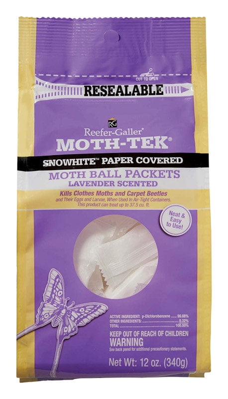 Reefer-Galler Moth-Tek Moth Balls 12 oz - Walmart.com