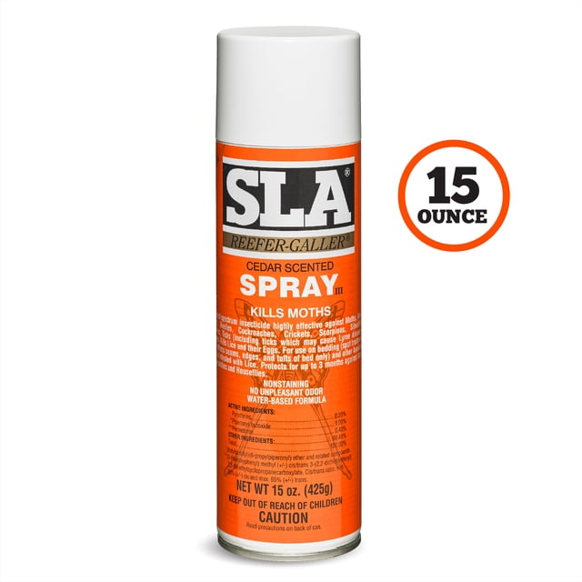 Reefer-Galler SLA Cedar Scented Moth Repellent Spray, 15 oz - Closet ...