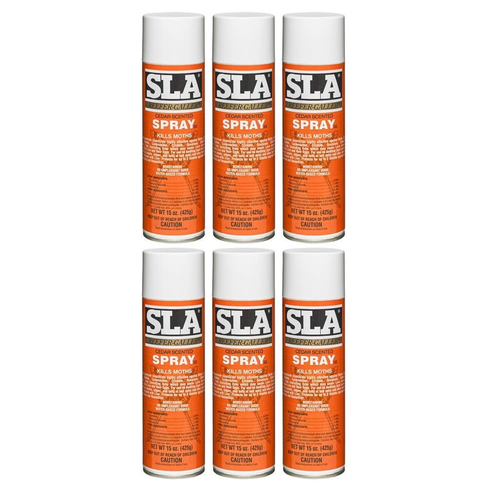 Reefer-Galler SLA Cedar Scented Spray, Moth Repellent, Kills Insects on ...