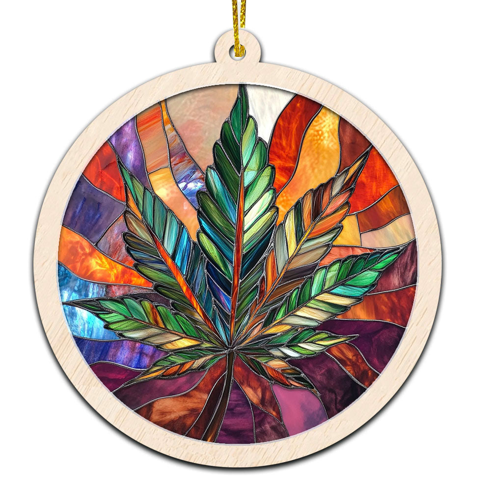 Reefer Madness Stained Glass Suncatcher Ornament – Holiday Ornament ...