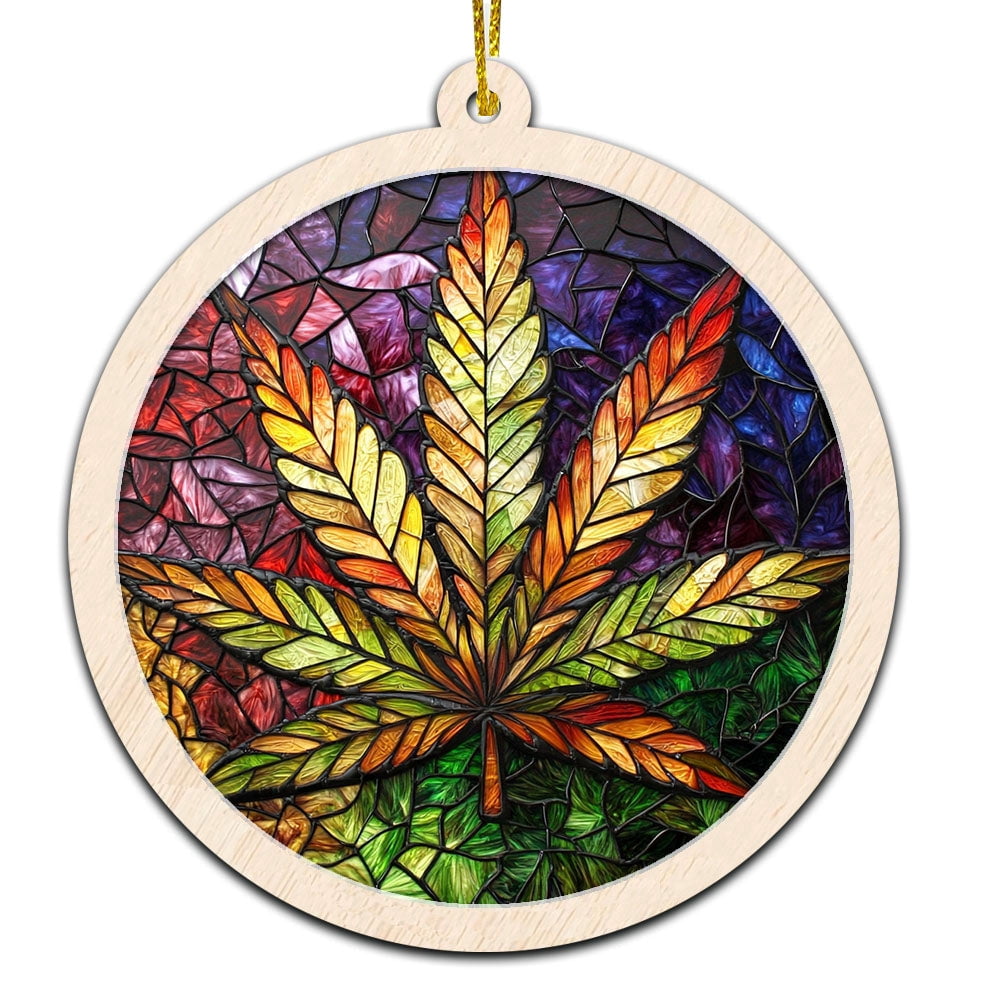 Reefer Madness Stained Glass Suncatcher Ornament – Ornament Gift for ...