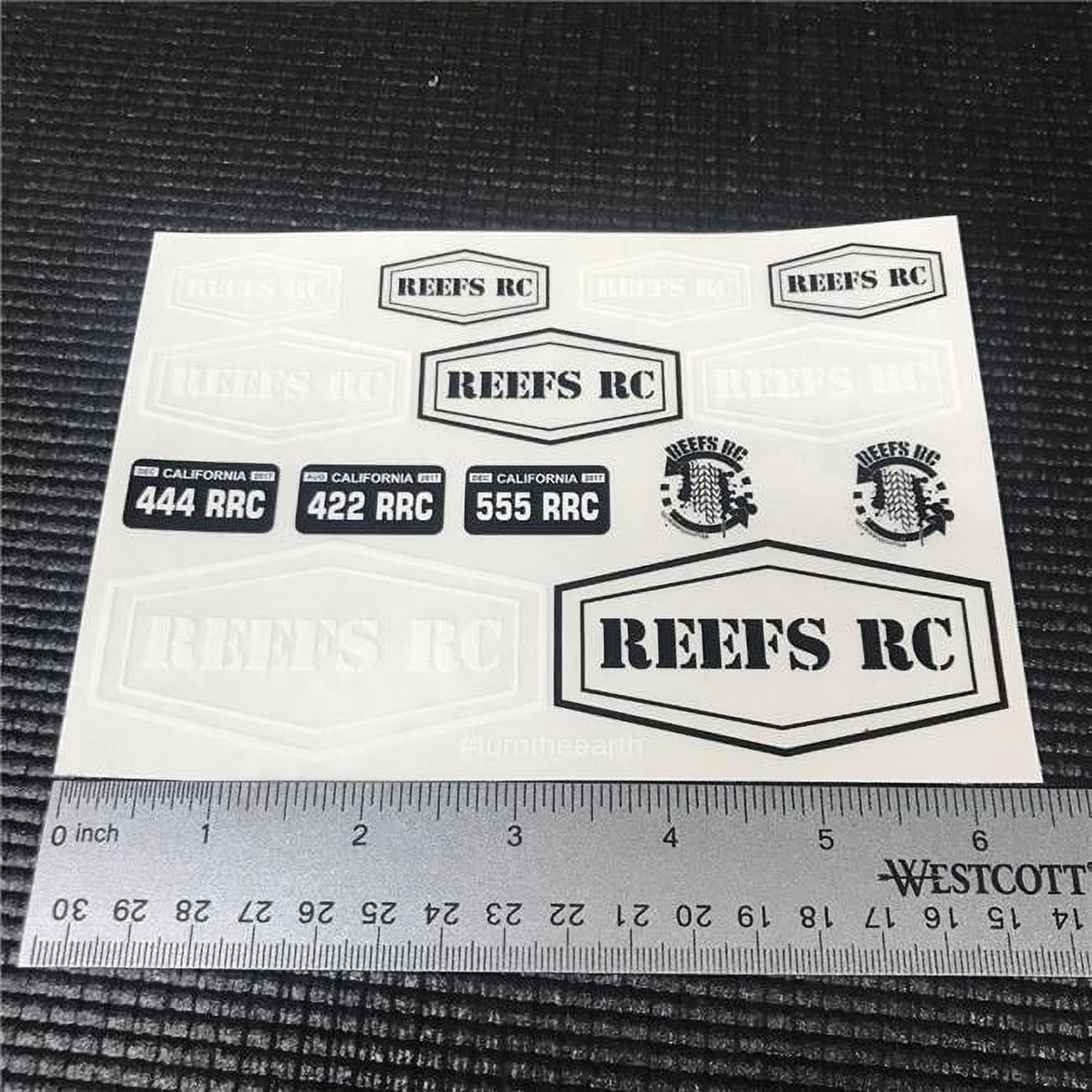 Reefs RC SEHREEFS47 Decal Sheets with Reefs RC Logo - Walmart.com