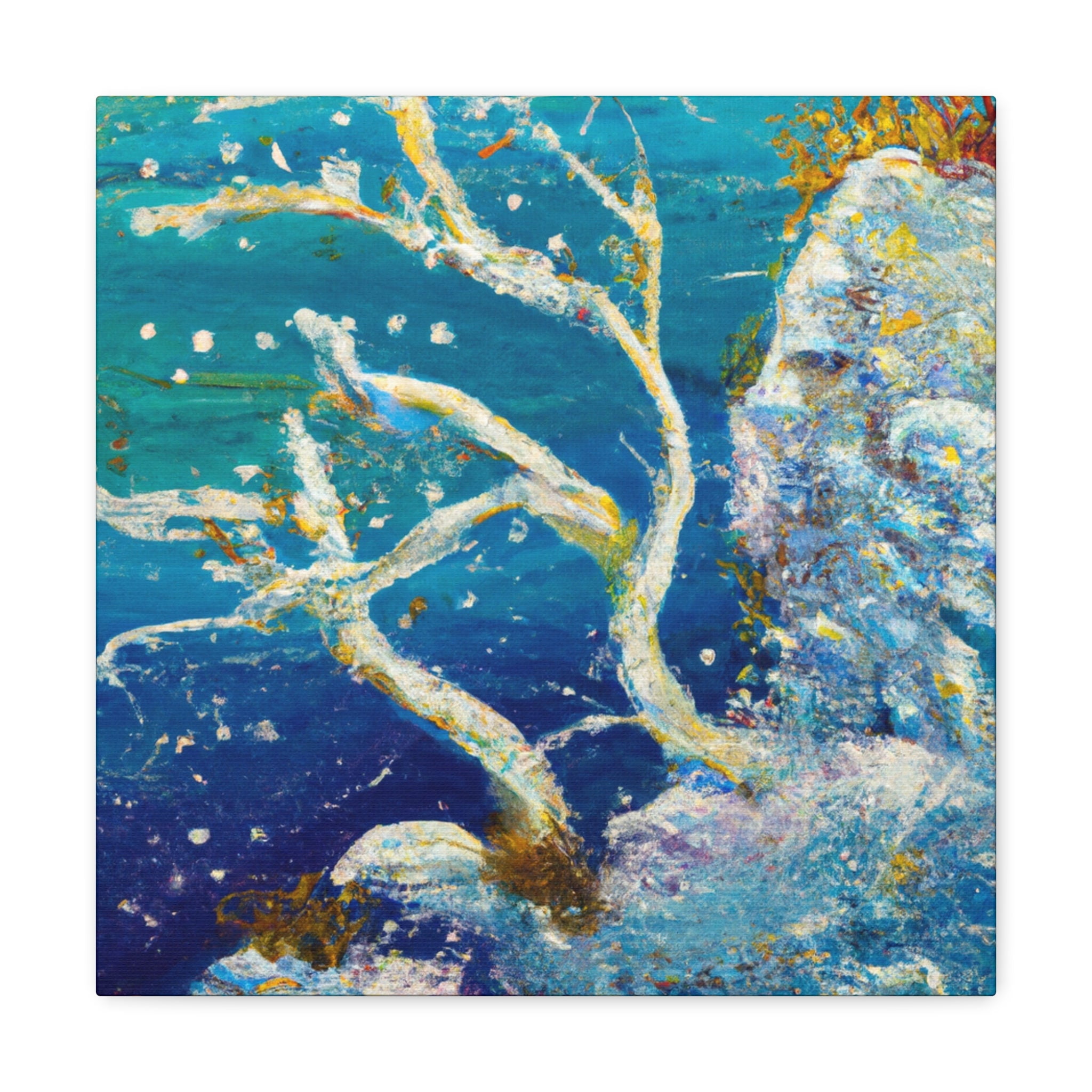 "Reefs in Moonlight Glow" - Canvas - Walmart.com