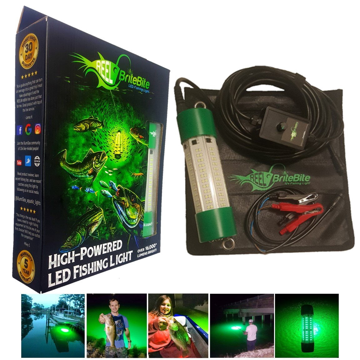 Reel BriteBite LED Fishing Lights - Walmart.com