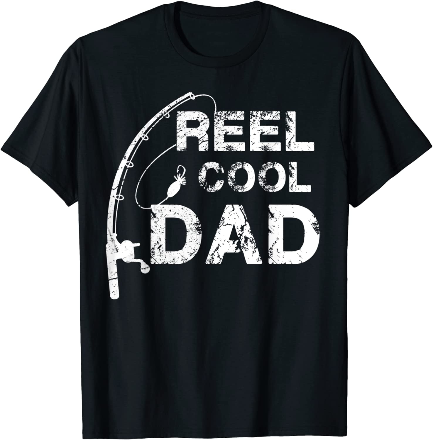 Reel Cool Dad T-Shirt Fishing Daddy Father's Day Gift Shirt T-Shirt ...