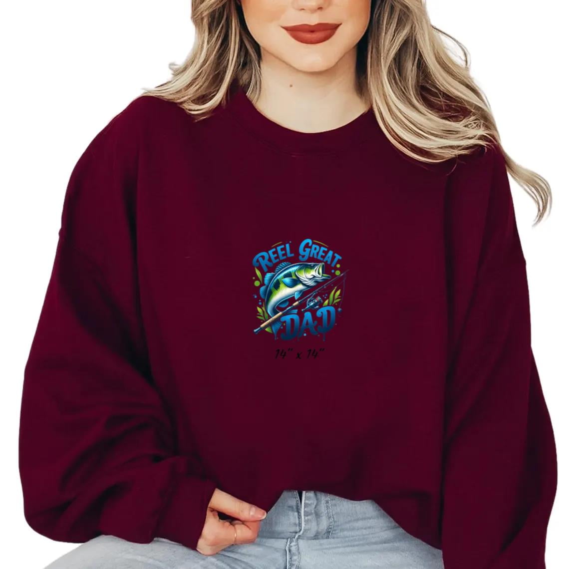 Reel Great Dad Fishing Fathers Day Angler Fisherman Hobby Sport PNG ...