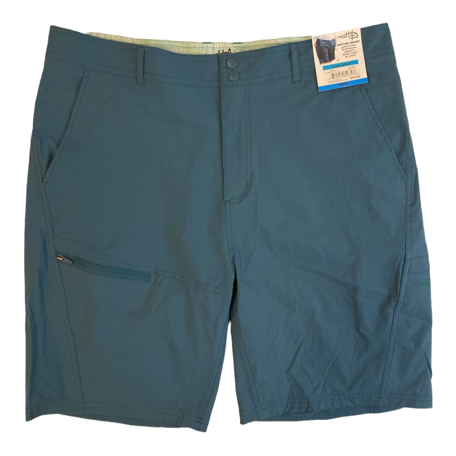 Reel Life 9" Riptide Shorts Teal XL - Walmart.com