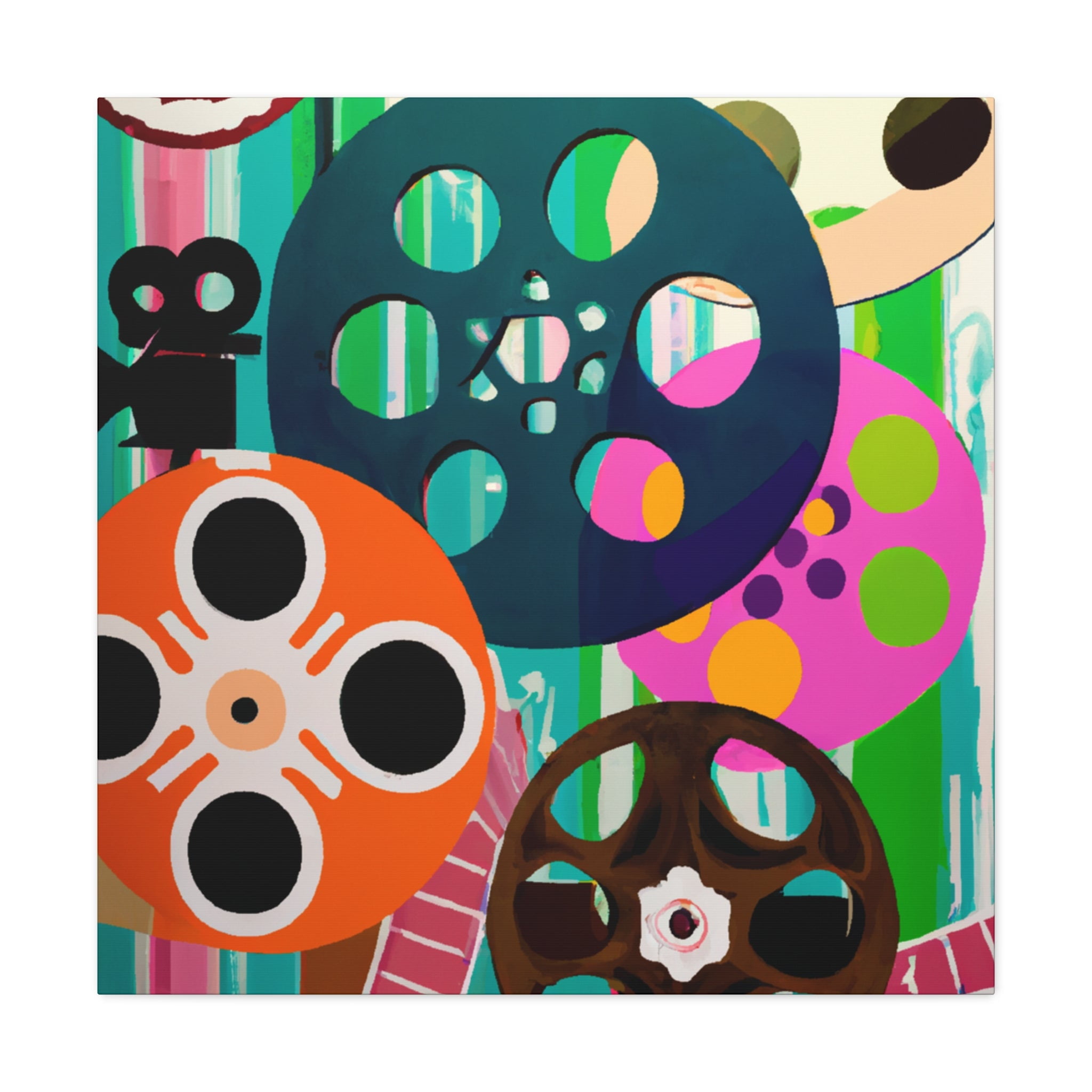 Reel Movie Pop Art - Canvas - Walmart.com